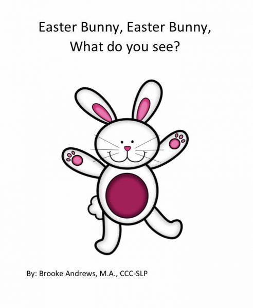 Printable Bunny Book for your Preschooler - The Speech Dynamic